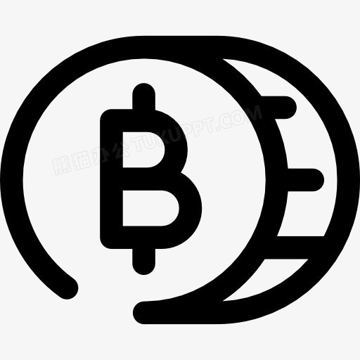 比特币图标PNG图片素材下载_比特PNG_熊猫办公