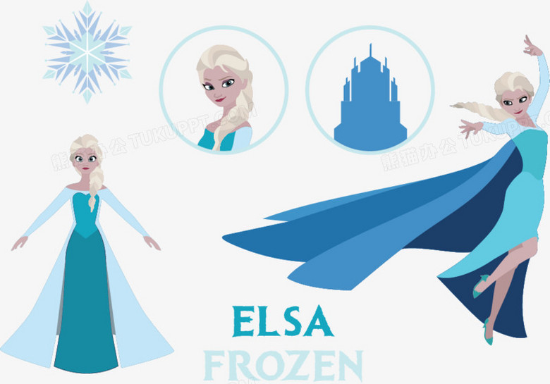 冰雪奇缘元素,灵感_大山谷图库