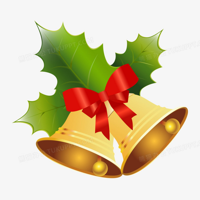 手绘圣诞铃铛PNG图片素材下载_素材PNG_熊猫办公