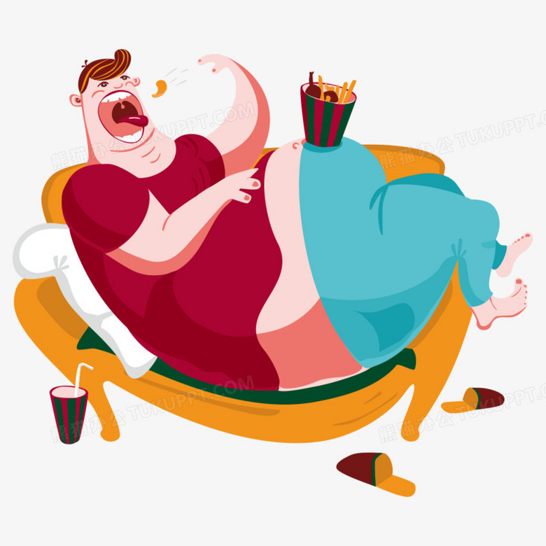 暴饮暴食的人PNG图片素材下载_暴饮暴食PNG_熊猫办公