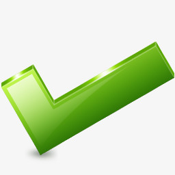 绿色对号卡通PNG图片素材下载_对号PNG_熊猫办公