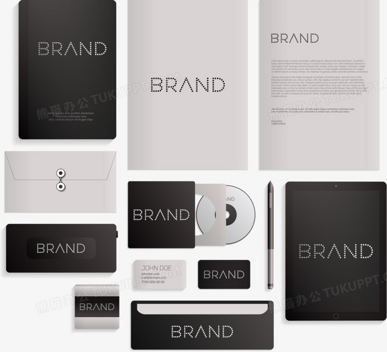 企业vis模板PNG图片素材下载_VIS模板PNG_熊猫办公