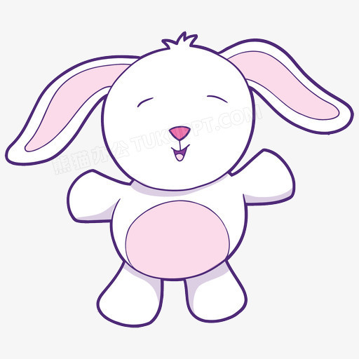 卡通兔子PNG图片素材下载_兔子PNG_熊猫办公