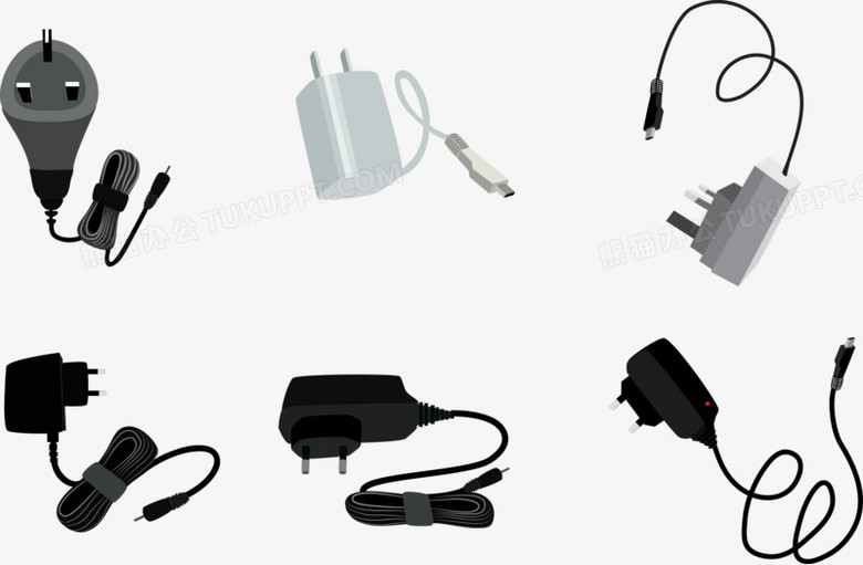 矢量充电器PNG图片素材下载_充电器PNG_熊猫办公