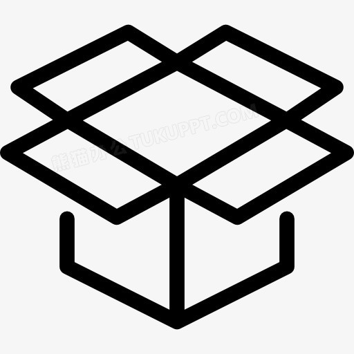 打开盒子图标PNG图片素材下载_打开PNG_熊猫办公