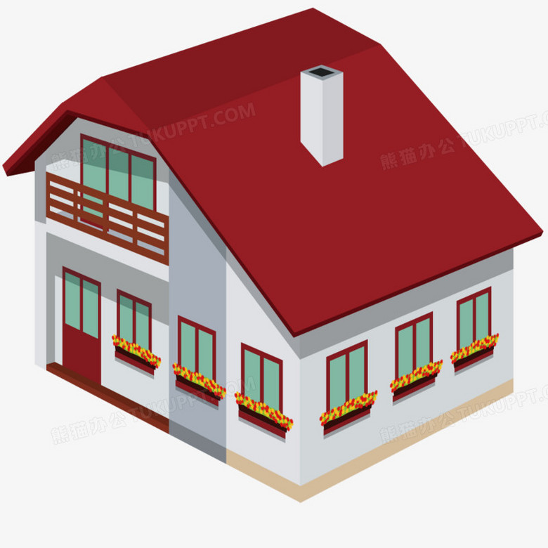 矢量建筑房子PNG图片素材下载_建筑PNG_熊猫办公
