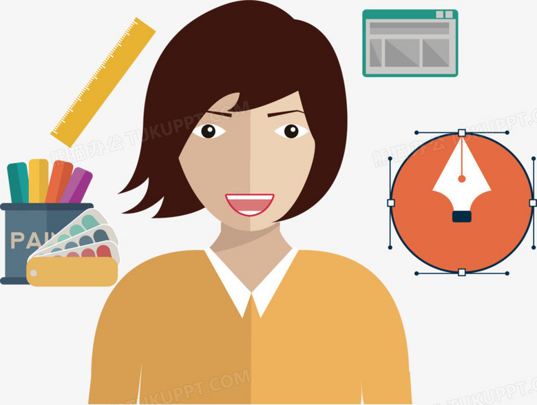 平面设计师PNG图片素材下载_平面PNG_熊猫办公