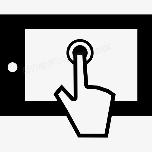 ipad的触摸屏图标PNG图片素材下载_图标PNG_熊猫办公