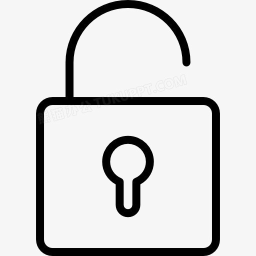 挂锁图标PNG图片素材下载_图标PNG_熊猫办公
