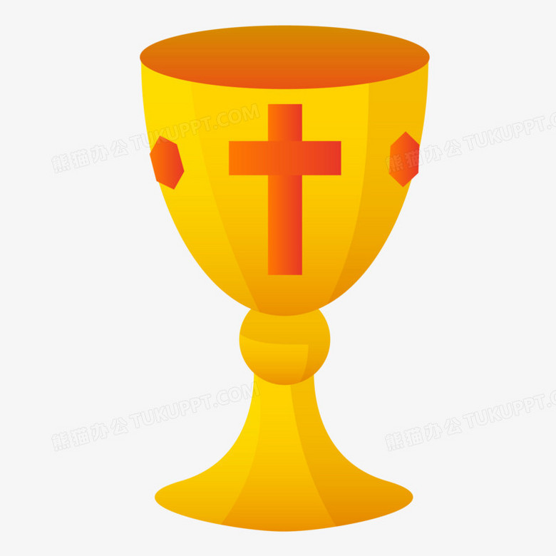 手绘基督教圣杯PNG图片素材下载_手绘PNG_熊猫办公