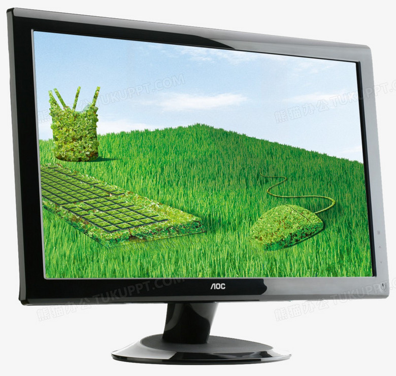 显示器PNG图片素材下载_素材PNG_熊猫办公