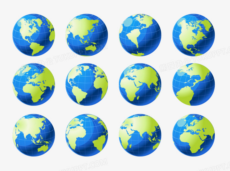矢量图地球PNG图片素材下载_地球矢量图PNG_熊猫办公