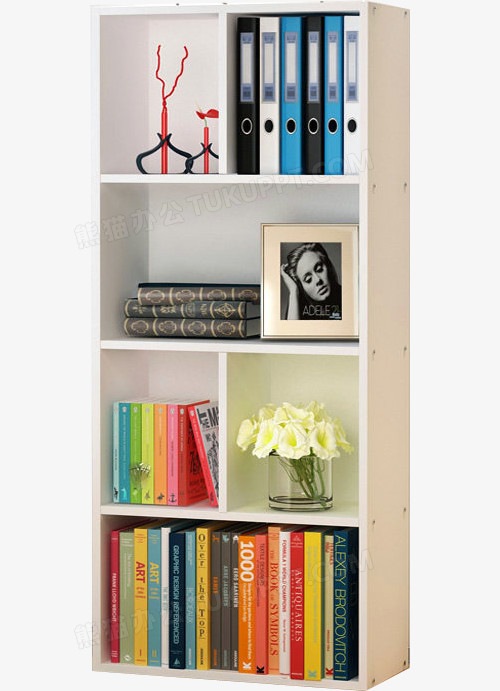 书架简约PNG图片素材下载_书架PNG_熊猫办公