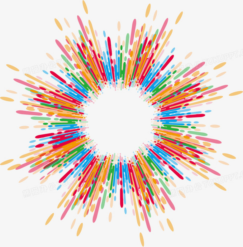 矢量彩色边框PNG图片素材下载_边框PNG_熊猫办公