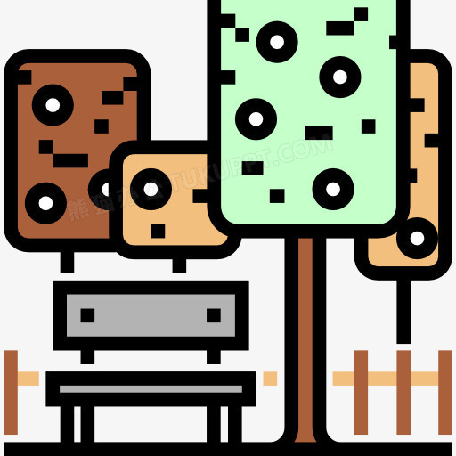 公园图标PNG图片素材下载_公园PNG_熊猫办公