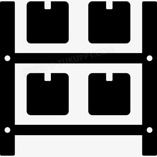 货架上的盒子图标PNG图片素材下载_图标PNG_熊猫办公