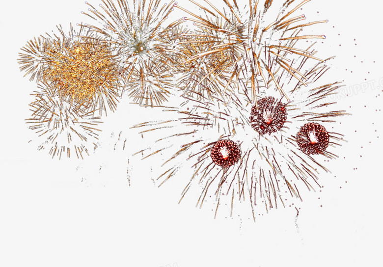 烟花卡通设计装饰PNG图片素材下载_装饰PNG_熊猫办公