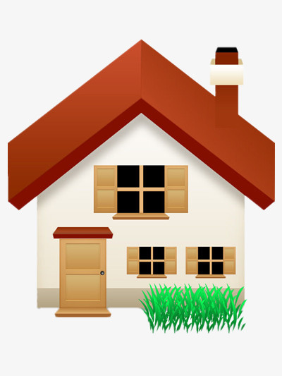 卡通房屋PNG图片素材下载_房屋PNG_熊猫办公