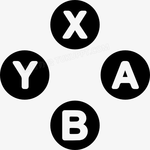 xbox按钮图标PNG图片素材下载_按钮图标PNG_熊猫办公