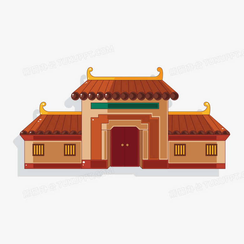 矢量古代建筑PNG图片素材下载_古代建筑PNG_熊猫办公