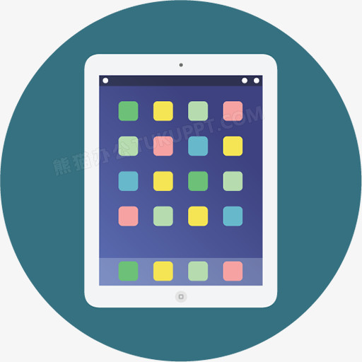ipad平板电脑图标PNG图片素材下载_ipadPNG_熊猫办公