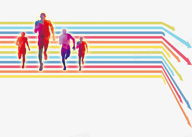 跑步PNG图片素材下载_跑步PNG_熊猫办公