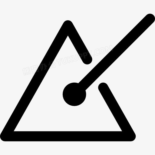 三角图标PNG图片素材下载_三角图标PNG_熊猫办公