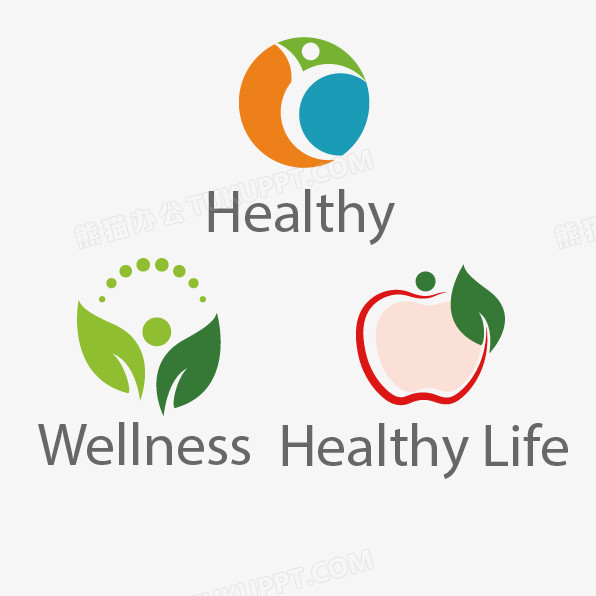 健康标志PNG图片素材下载_标志PNG_熊猫办公