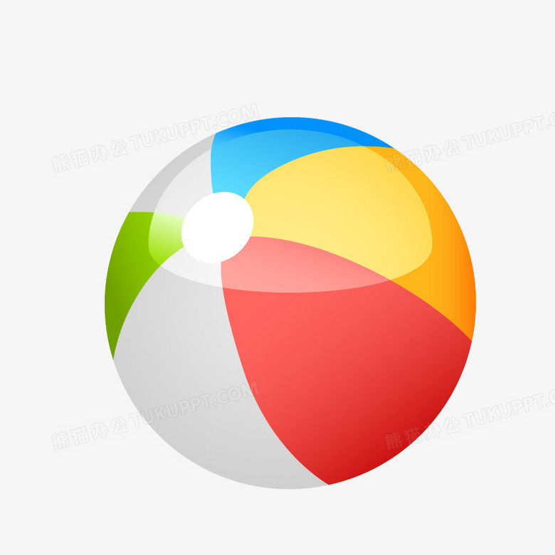 球PNG图片素材下载_卡通PNG_熊猫办公