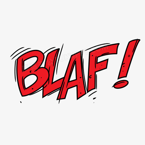 blaf红色恐怖字体PNG图片素材下载_红色PNG_熊猫办公