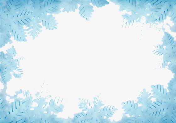 蓝色花边PNG图片素材下载_花边PNG_熊猫办公