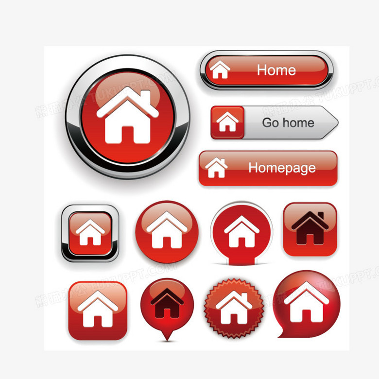 home键图标PNG图片素材下载_homePNG_熊猫办公