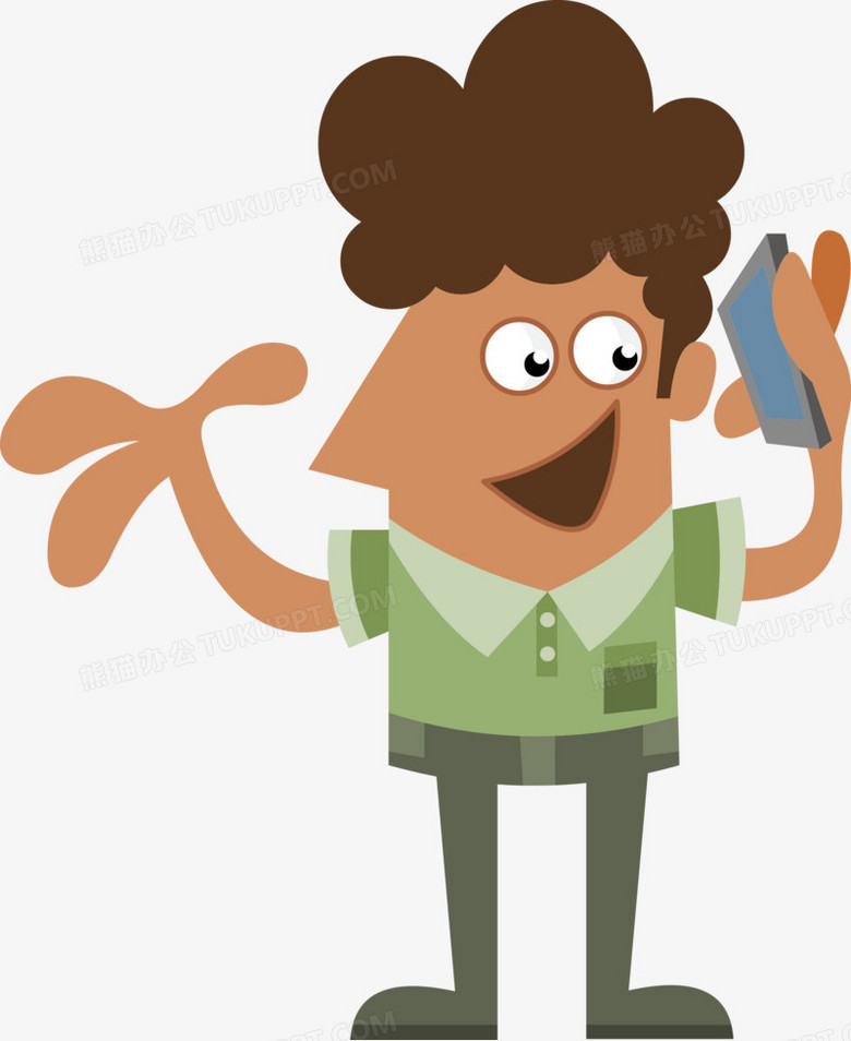 卡通男生矢量图PNG图片素材下载_矢量图PNG_熊猫办公