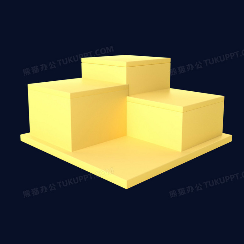 3d立体领奖台颁奖台PNG图片素材下载_领奖台PNG_熊猫办公