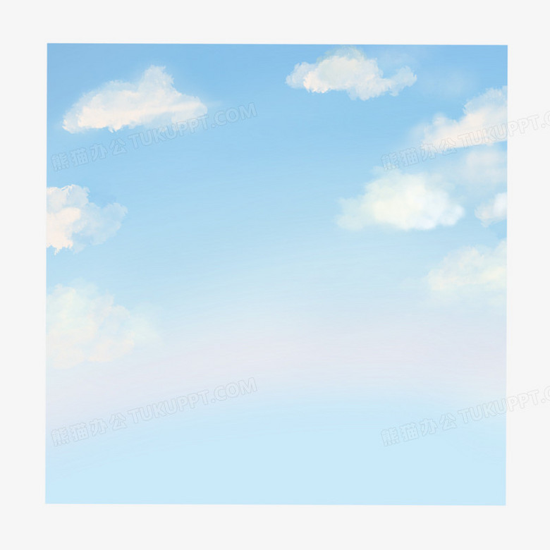 手绘简约卡通天空元素PNG图片素材下载_卡通PNG_熊猫办公