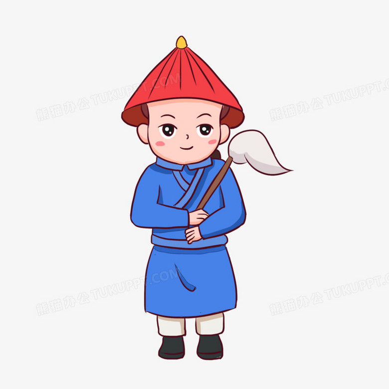 手绘卡通太监免抠元素PNG图片素材下载_手绘PNG_熊猫办公