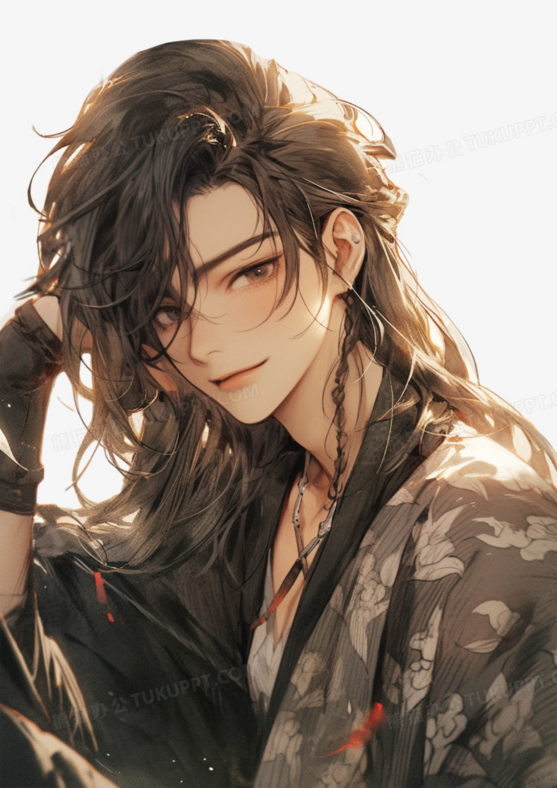 古风美男子小说角色人物元素PNG图片素材下载_古风PNG_熊猫办公