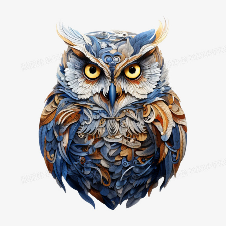 创意猫头鹰元素PNG图片素材下载_猫头鹰PNG_熊猫办公