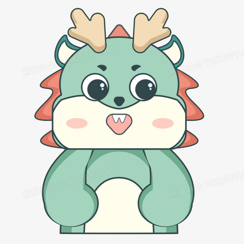 一组龙卡通形象合集免抠元素一PNG图片素材下载_形象PNG_熊猫办公