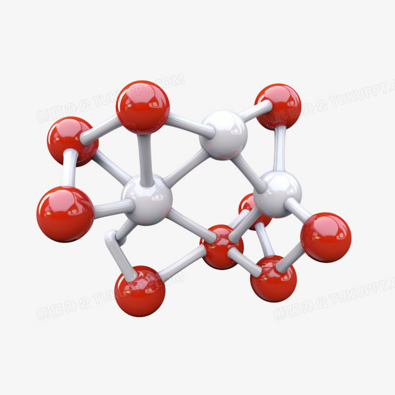 3d立体化学分子结构免抠元素PNG图片素材下载_学分PNG_熊猫办公