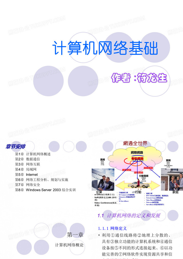 计算机网络基础ppt模板下载 编号ljmzrokz 熊猫办公