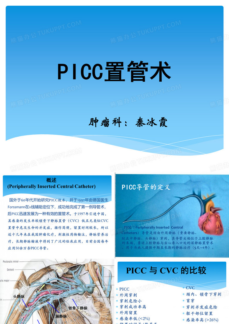 picc置管术PPT模板下载_编号qkpdkvvk_熊猫办公