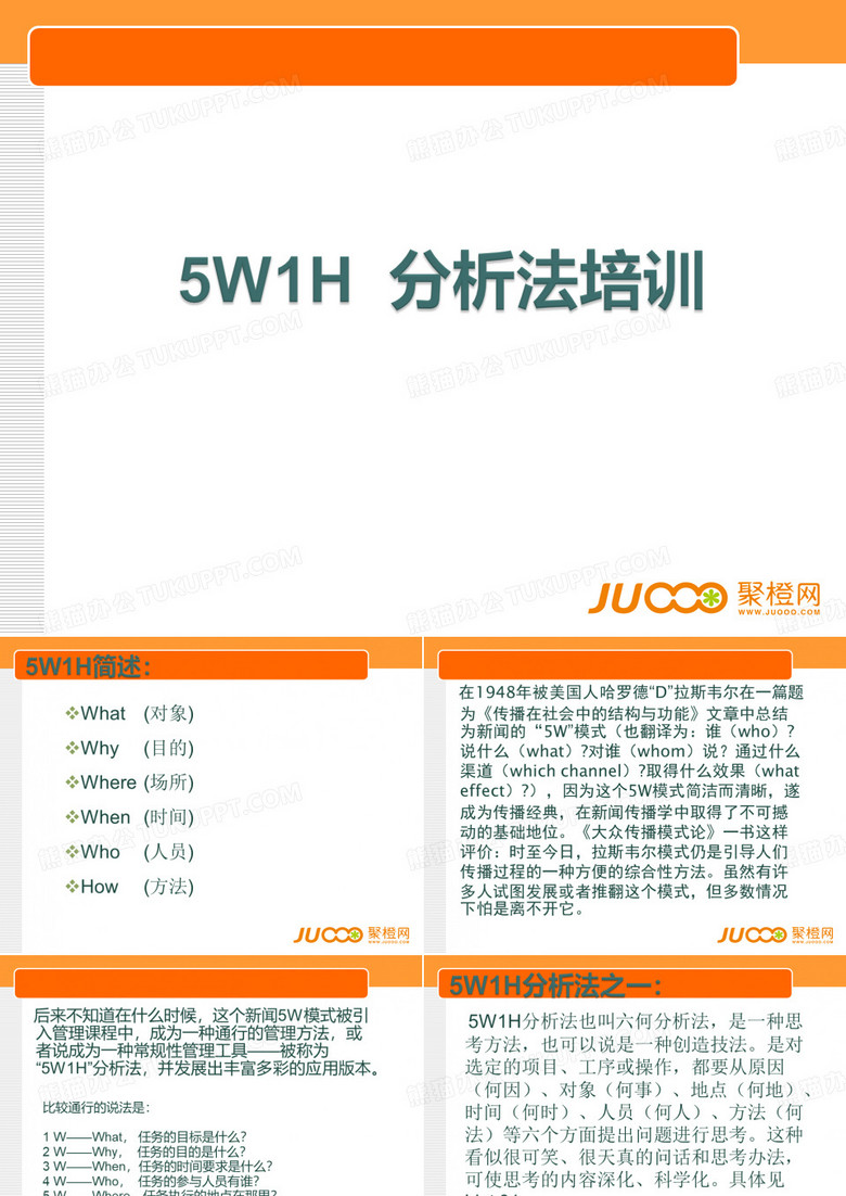 5w1h培训PPT模板下载_编号qzkbrpoo_熊猫办公