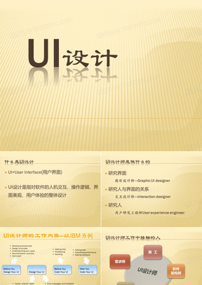 ui设计PPT模板_ui设计PPT模板下载_熊猫办公