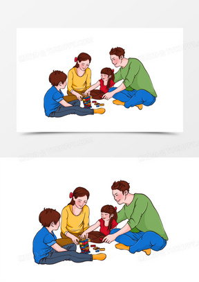 家长教育孩子的卡通图片大全_熊猫办公