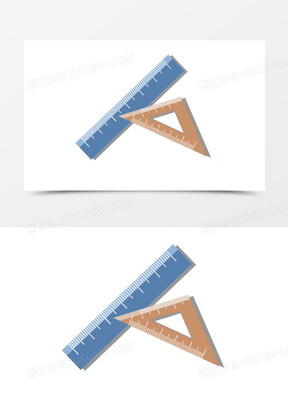 三角尺图片标准图下载_各种三角尺图片卡通素材大全_熊猫办公