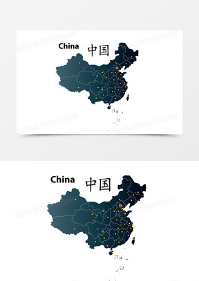 中国地图免抠元素_中国地图免抠元素免费下载_熊猫办公