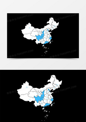 中国地图免抠元素_中国地图免抠元素免费下载_熊猫办公
