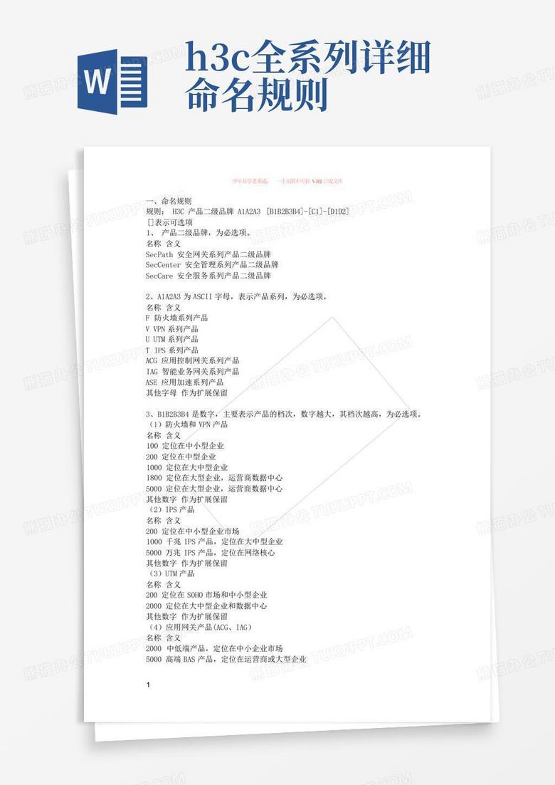 h3c全系列详细命名规则Word模板下载_编号qdyjvgdz_熊猫办公