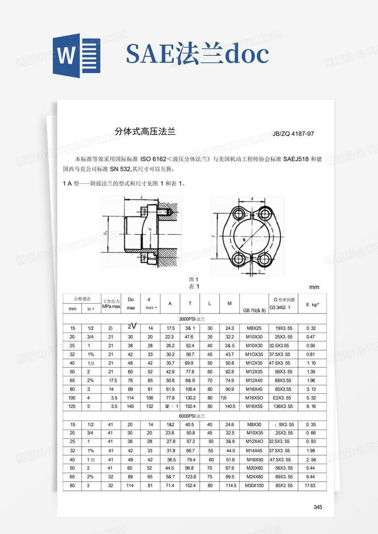sae法兰.docxWord模板下载_编号lvzjbwjj_熊猫办公